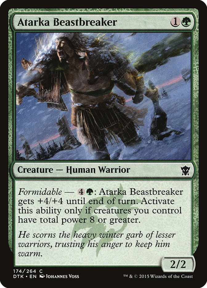 Atarka Beastbreaker - Dragons of Tarkir - Magic: The Gathering