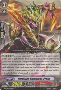 Perdition Berserker, Preta - Generation Stride - Cardfight Vanguard