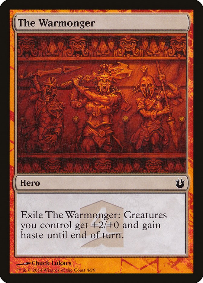 The Warmonger - Hero's Path Promos - Magic: The Gathering