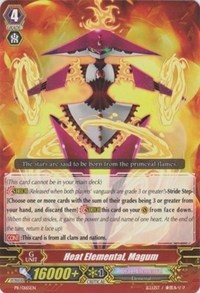 Heat Elemental, Magum - Promo Cards - Cardfight Vanguard