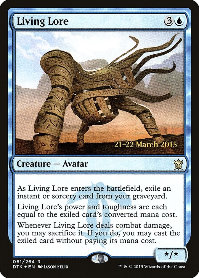 Living Lore - Prerelease Cards - Magic: The Gathering