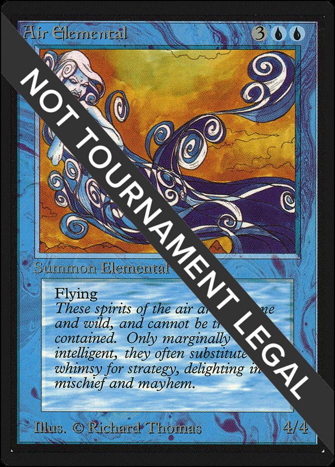 Air Elemental (IE) - International Edition - Magic: The Gathering