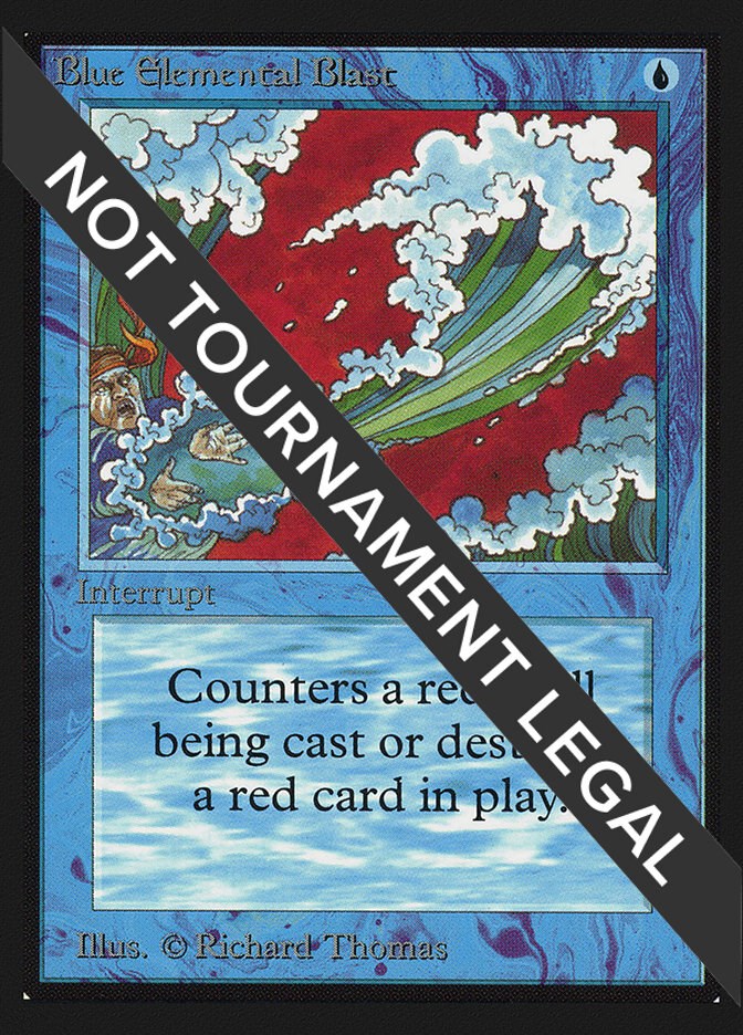 Blue Elemental Blast (IE) - International Edition - Magic: The Gathering