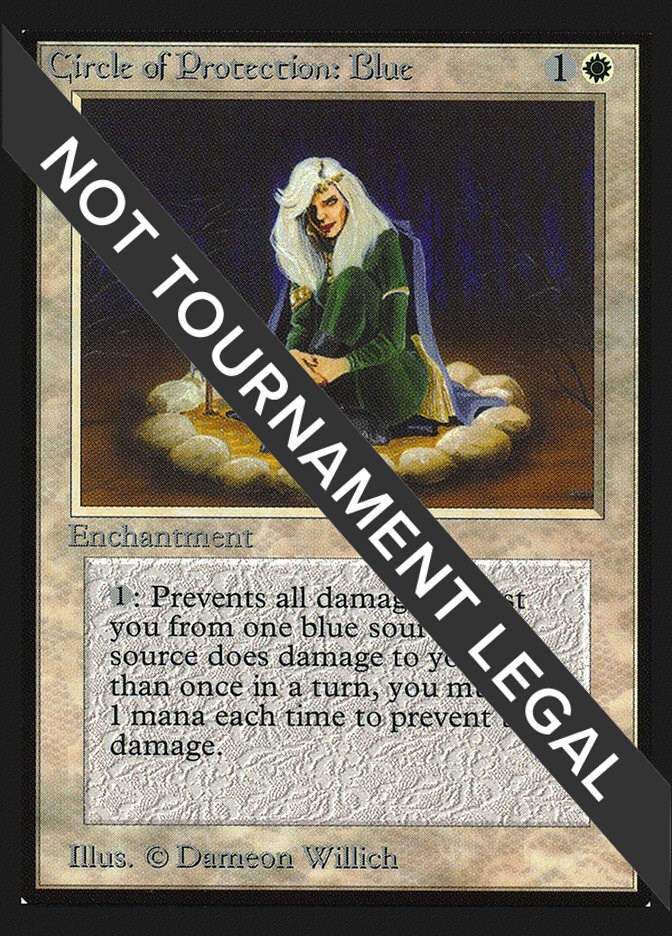 Circle of Protection: Blue (IE) - International Edition - Magic: The ...