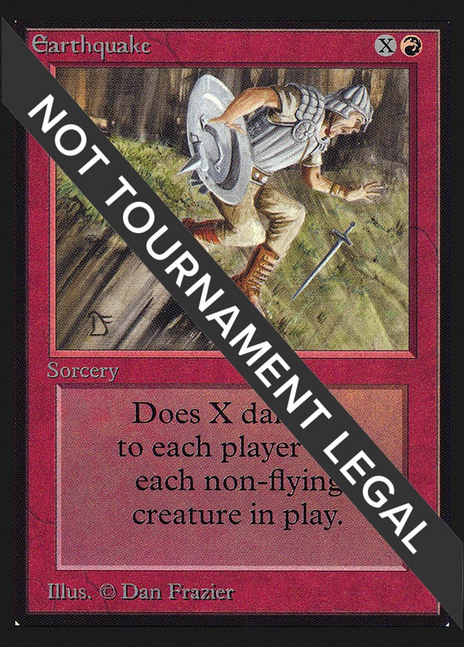 Earthquake (IE) - International Edition - Magic: The Gathering