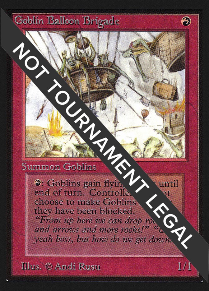 Goblin Balloon Brigade (IE) - International Edition - Magic: The Gathering