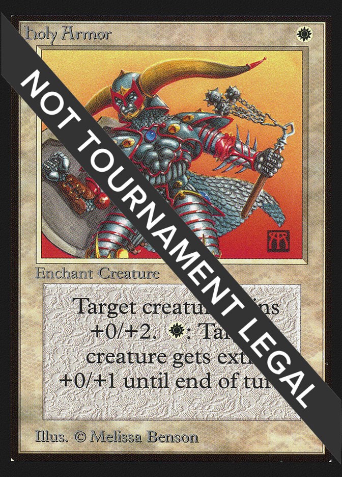Holy Armor (IE) - International Edition - Magic: The Gathering
