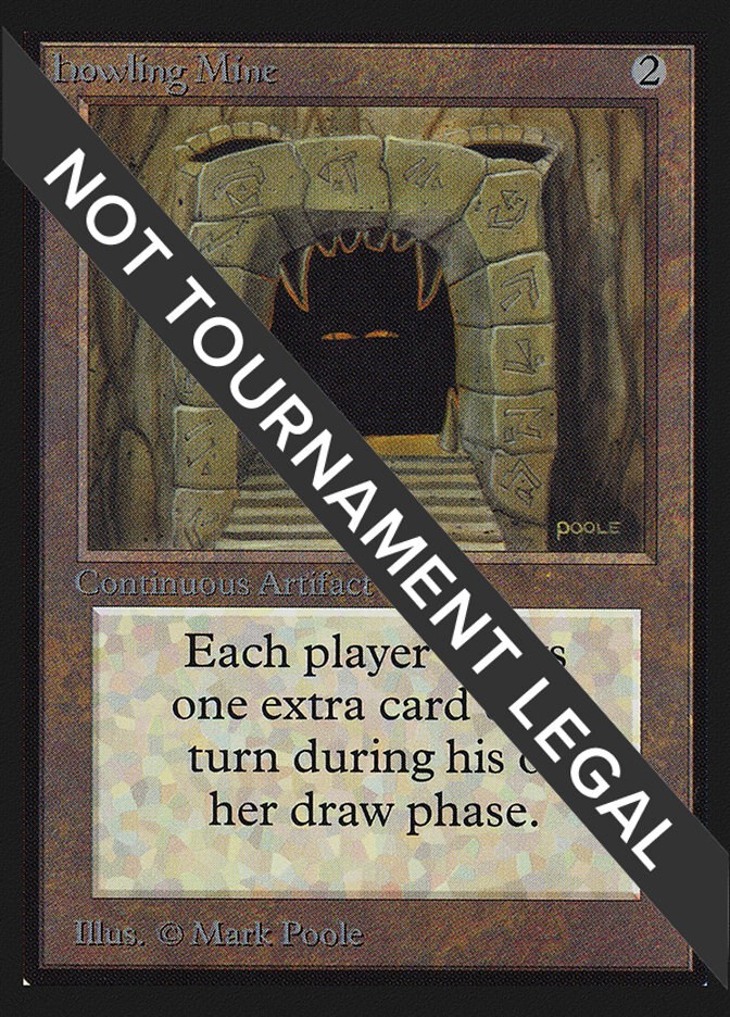 Howling Mine (IE) - International Edition - Magic: The Gathering