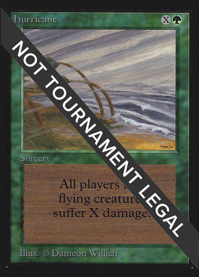 Hurricane (IE) - International Edition - Magic: The Gathering