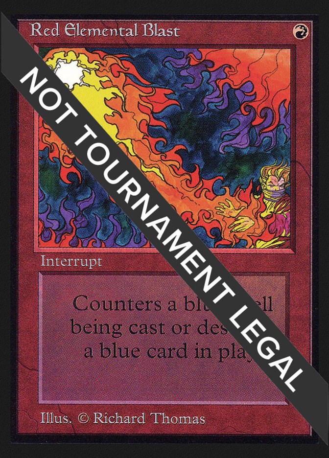 Red Elemental Blast (IE) - International Edition - Magic: The Gathering