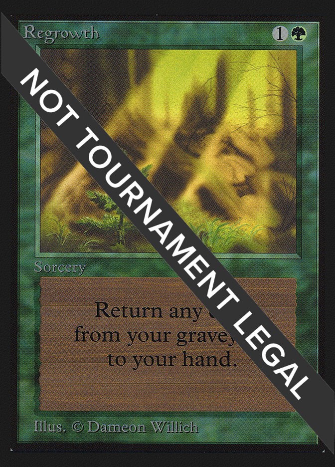 Regrowth (IE) - International Edition - Magic: The Gathering