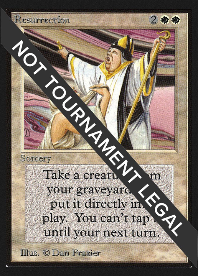 Resurrection (IE) - International Edition - Magic: The Gathering