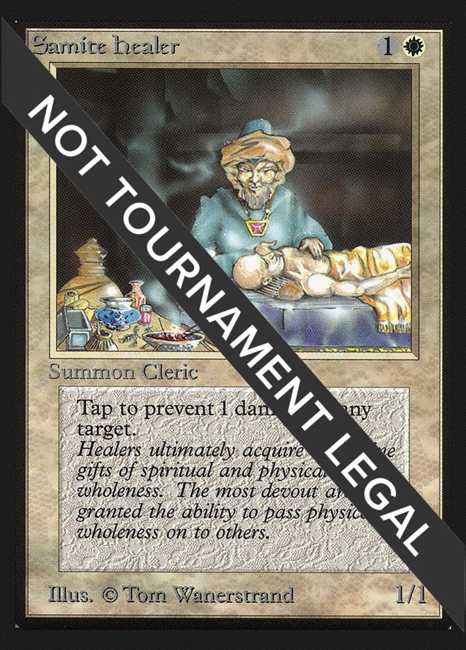 Samite Healer (IE) - International Edition - Magic: The Gathering
