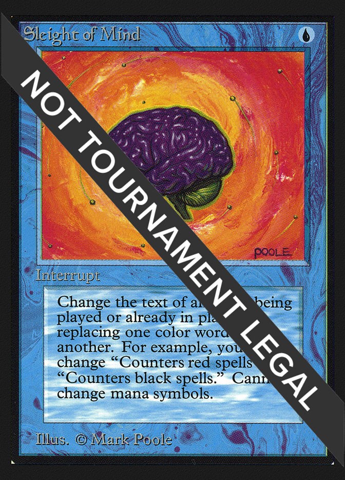 Sleight of Mind (IE) - International Edition - Magic: The Gathering
