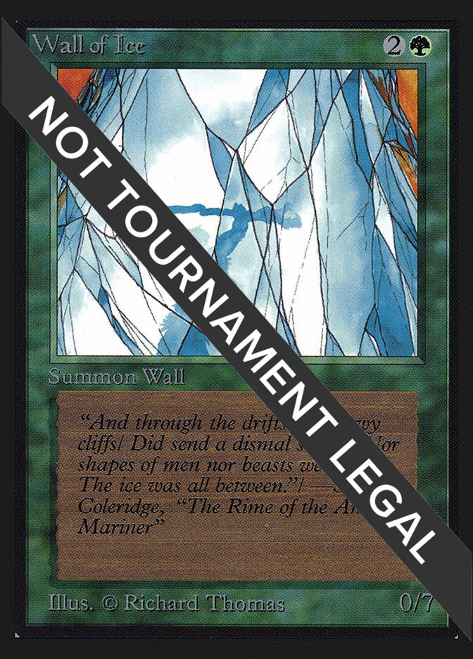 Wall of Ice (IE) - International Edition - Magic: The Gathering