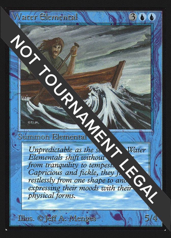 Water Elemental (IE) - International Edition - Magic: The Gathering