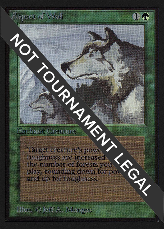 Aspect of Wolf (CE) - Collector's Edition - Magic: The Gathering
