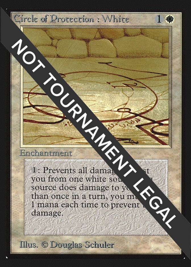 Circle of Protection: White (CE) - Collector's Edition - Magic: The ...