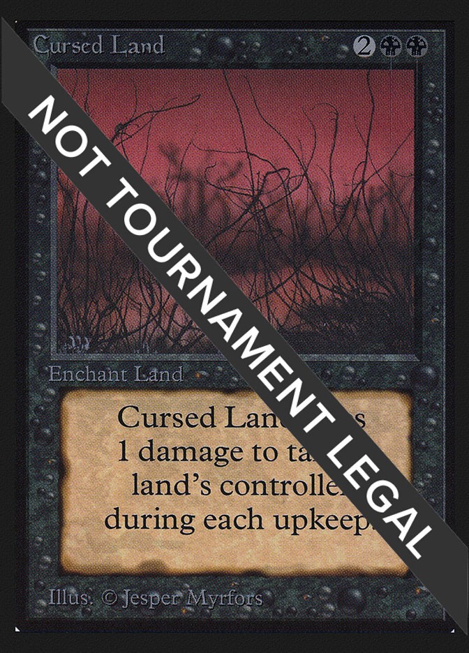 Cursed Land (CE) - Collector's Edition - Magic: The Gathering