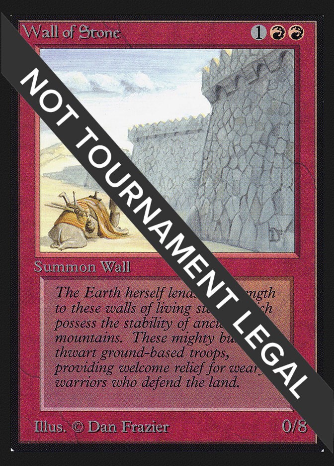 Wall of Stone (CE) - Collector's Edition - Magic: The Gathering