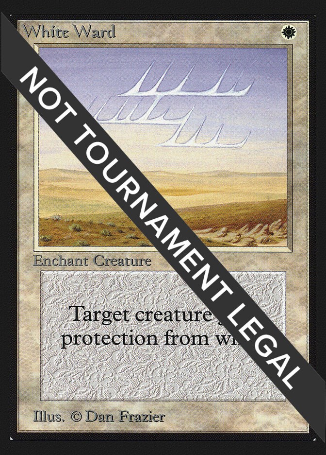 White Ward (CE) - Collector's Edition - Magic: The Gathering