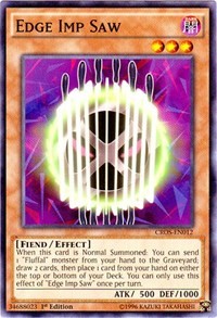 Edge Imp Saw - Crossed Souls - YuGiOh