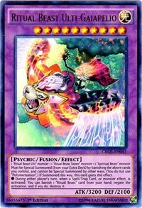 Ritual Beast Ulti-Gaiapelio - Crossed Souls - YuGiOh