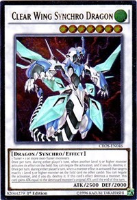 Clear Wing Synchro Dragon (UTR) - Crossed Souls - YuGiOh