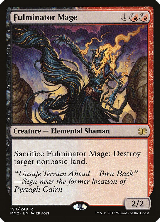 Fulminator Mage - Modern Masters 2015 - Magic: The Gathering
