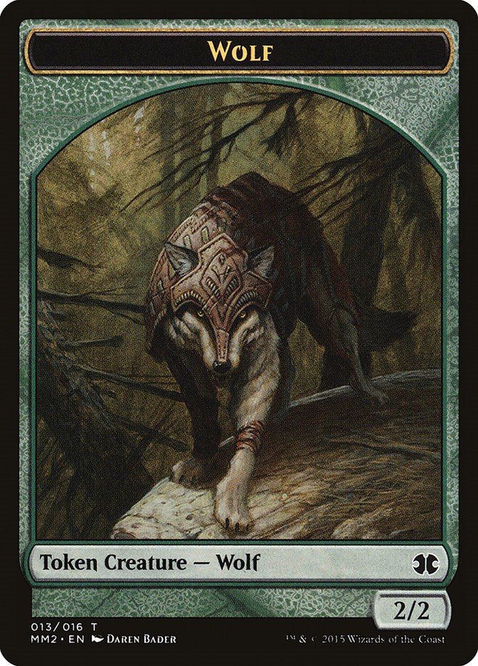 Wolf Token - Modern Masters 2015 - Magic: The Gathering