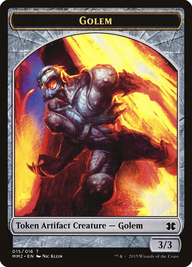 Golem Token - Modern Masters 2015 - Magic: The Gathering