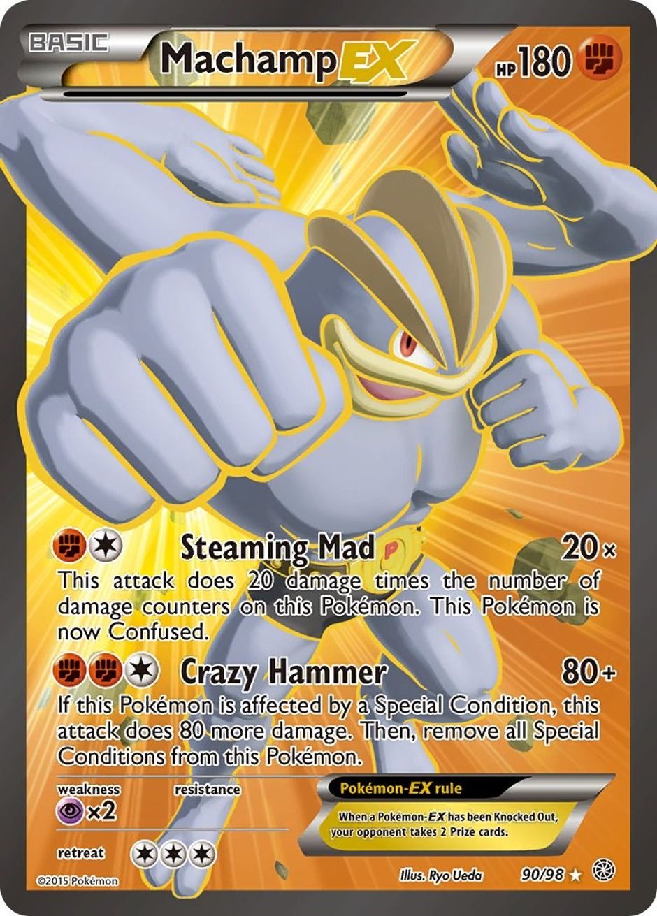 Machamp EX (90 Full Art) - XY - Ancient Origins - Pokemon