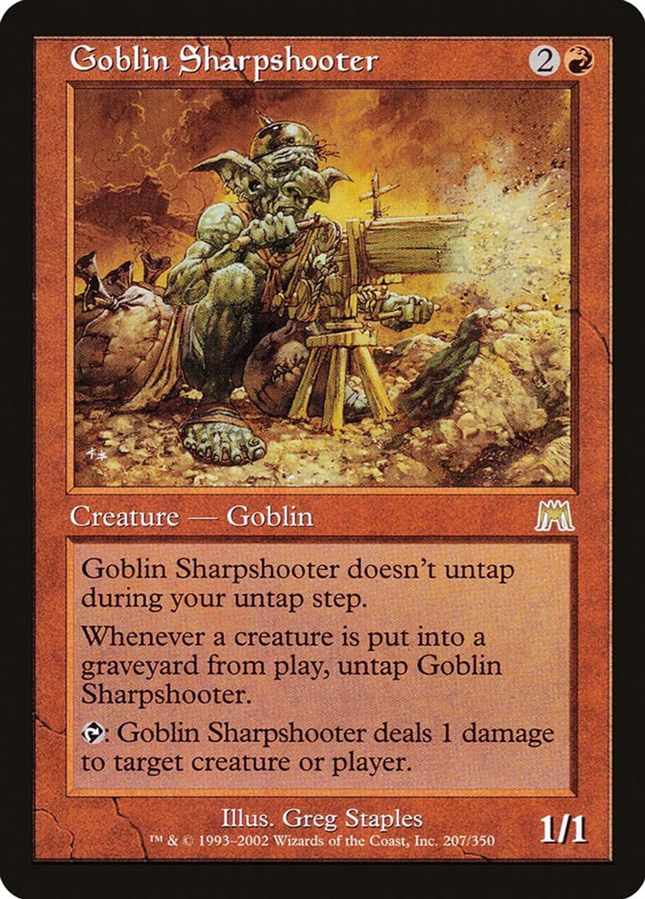 Goblin Sharpshooter - Onslaught - Magic: The Gathering