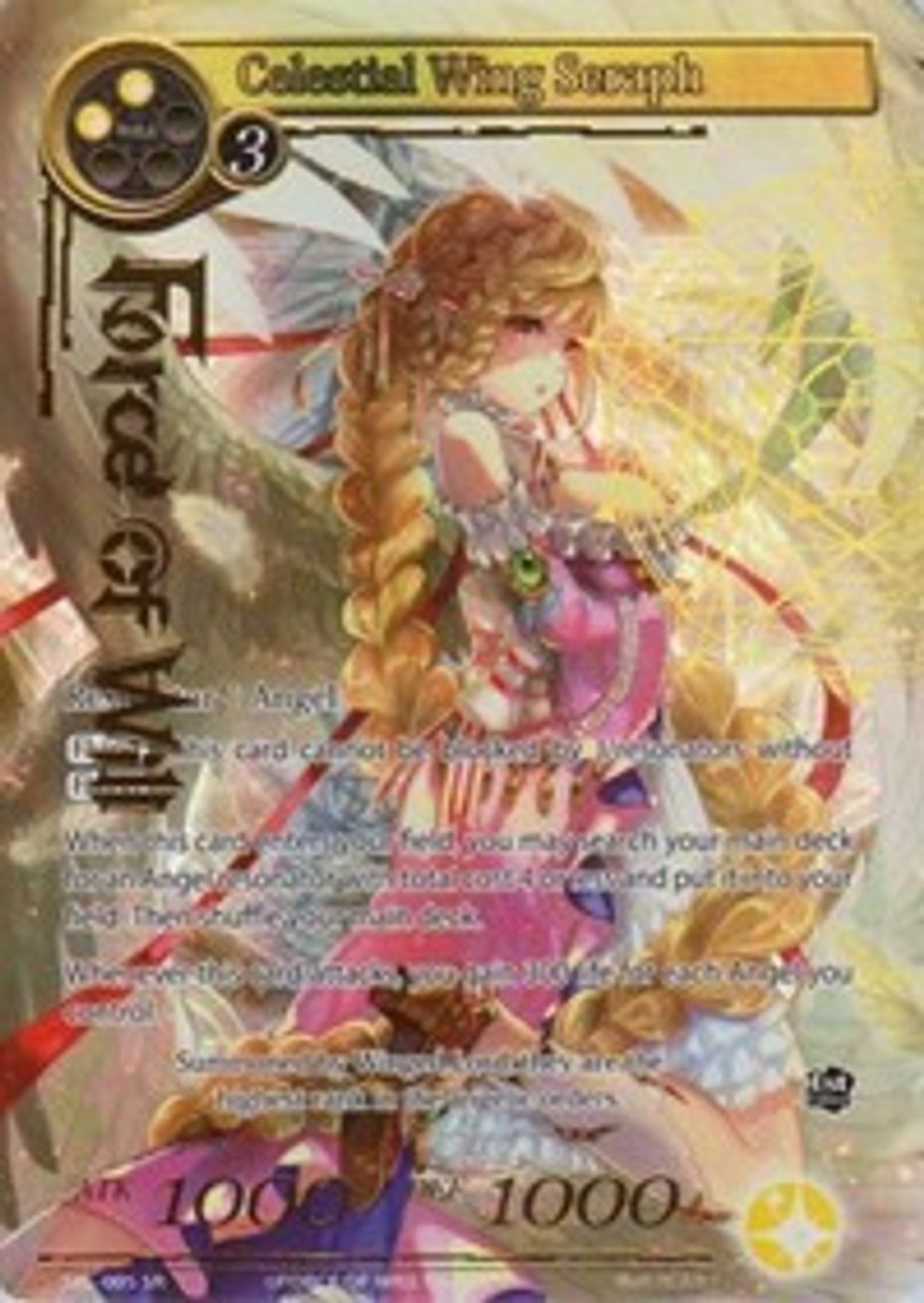 Celestial Wing Seraph (Full Art) - The Seven Kings of the Lands - Force of Will