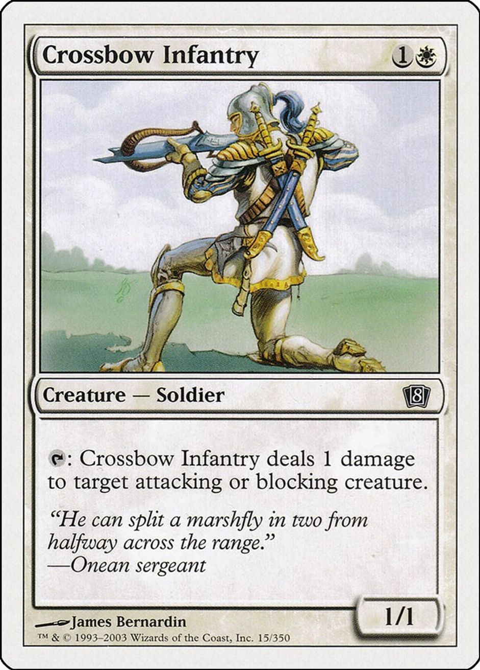 Crossbow Infantry - 8th Edition - Magic: The Gathering