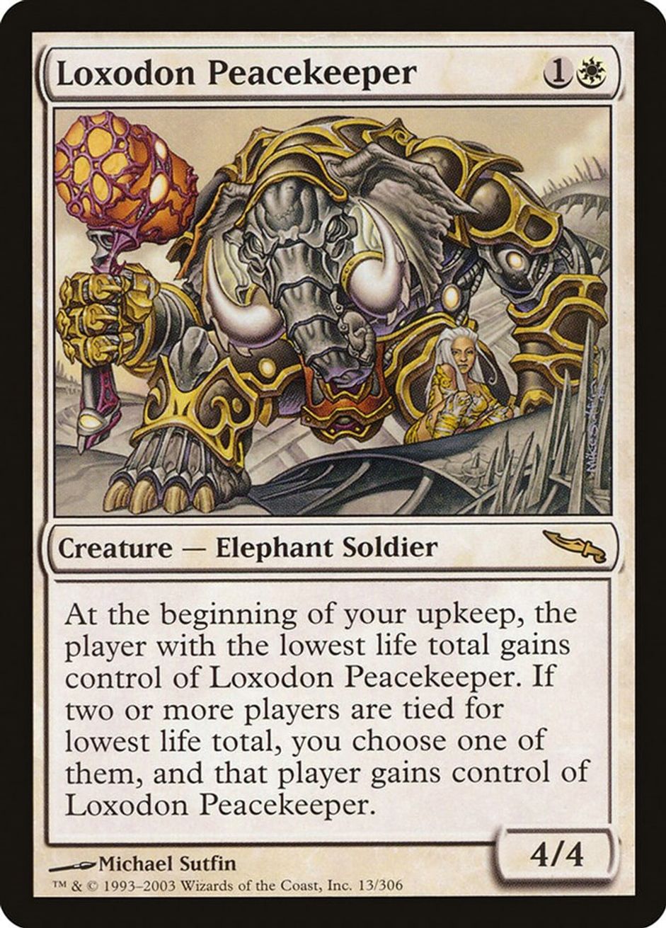 Loxodon Peacekeeper - Mirrodin - Magic: The Gathering