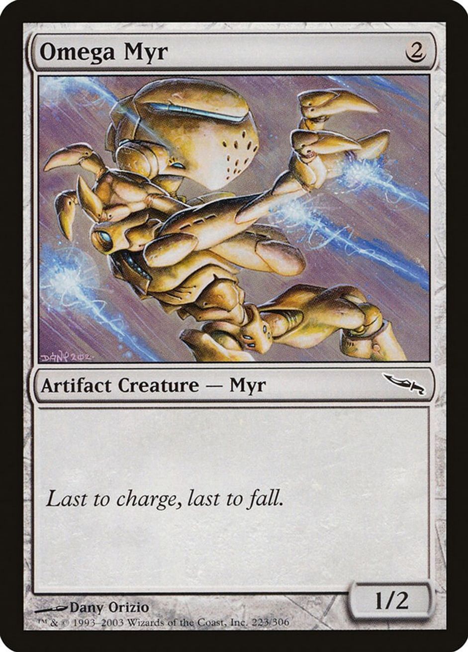 Omega Myr - Mirrodin - Magic: The Gathering