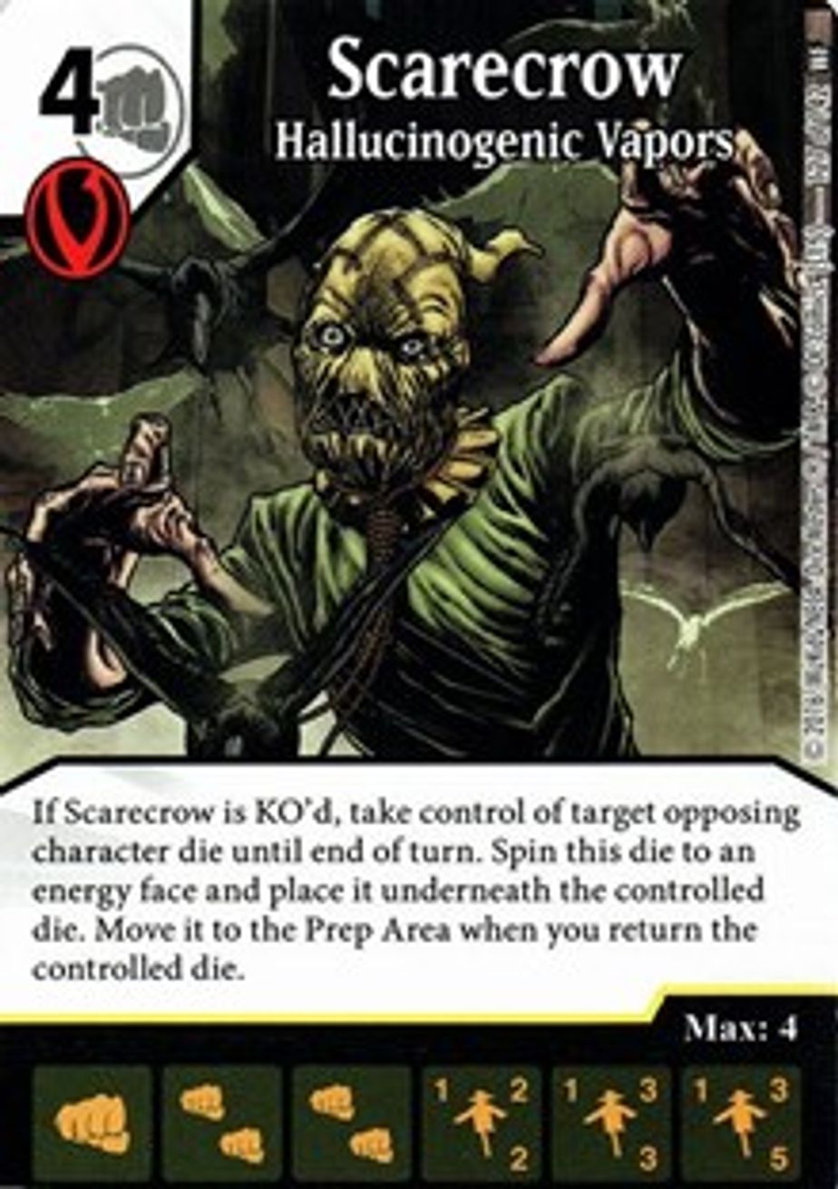 Scarecrow - Hallucinogenic Vapors - World's Finest - Dice Masters