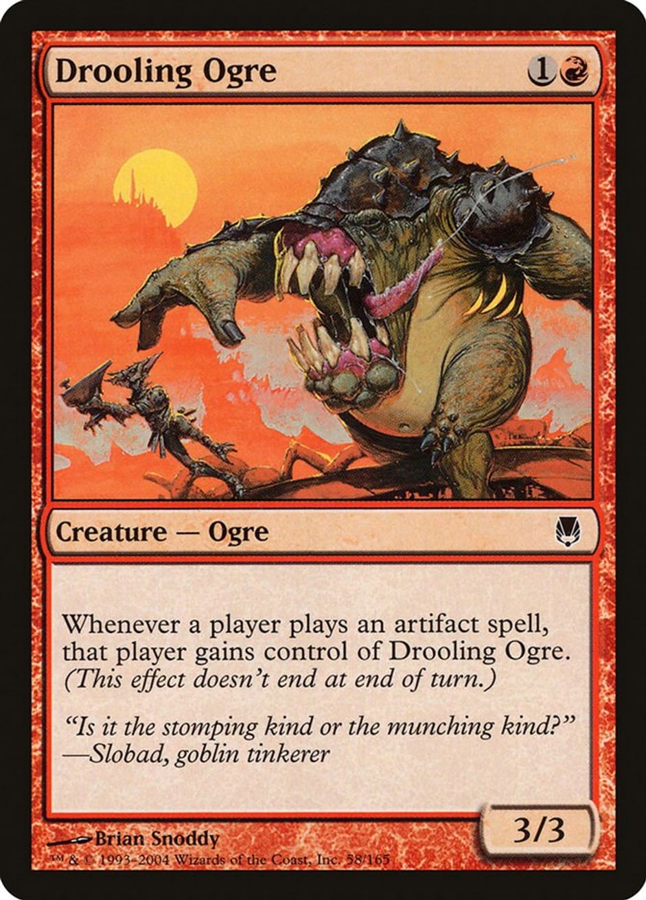 Drooling Ogre - Darksteel - Magic: The Gathering