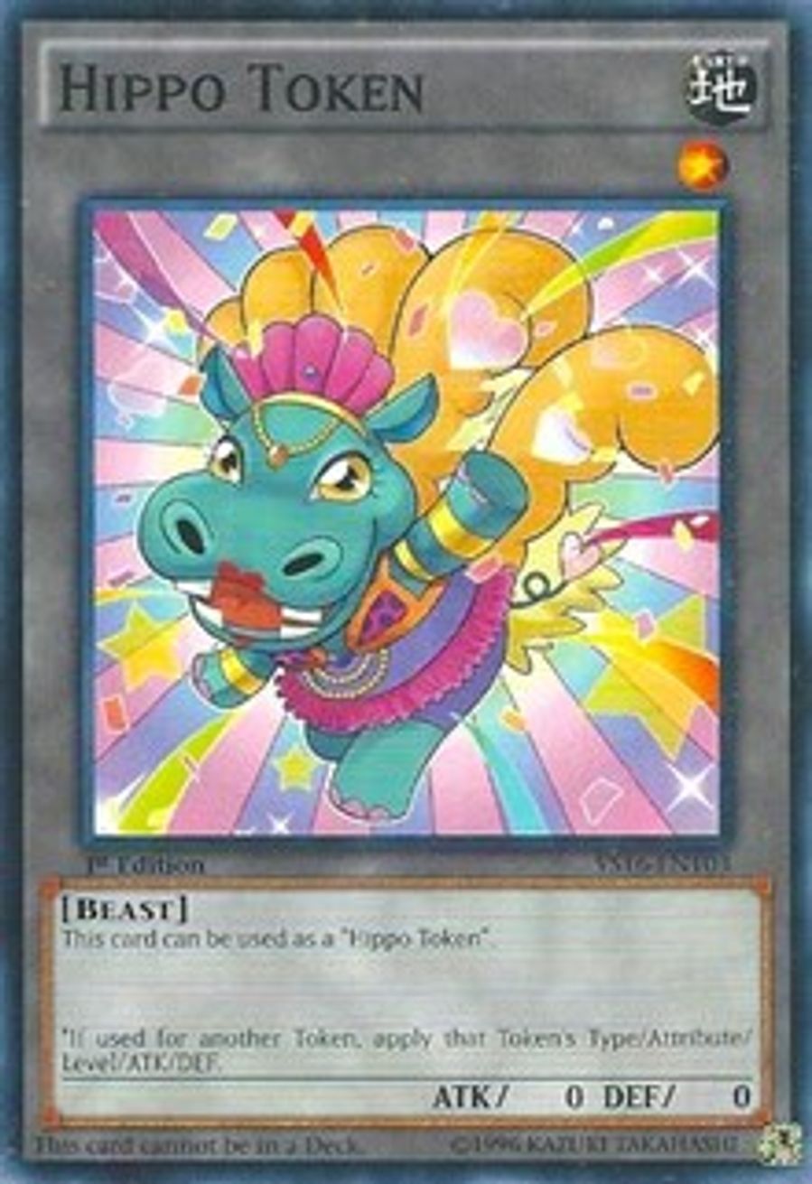 Token: Hippo (Blue) - Starter Deck: Yuya - YuGiOh