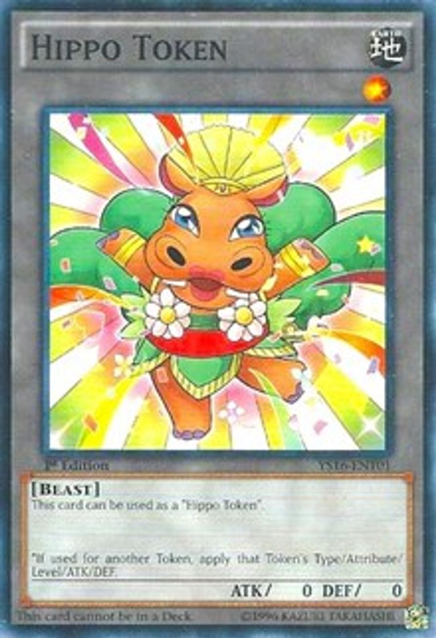 Token: Hippo (Orange) - Starter Deck: Yuya - YuGiOh