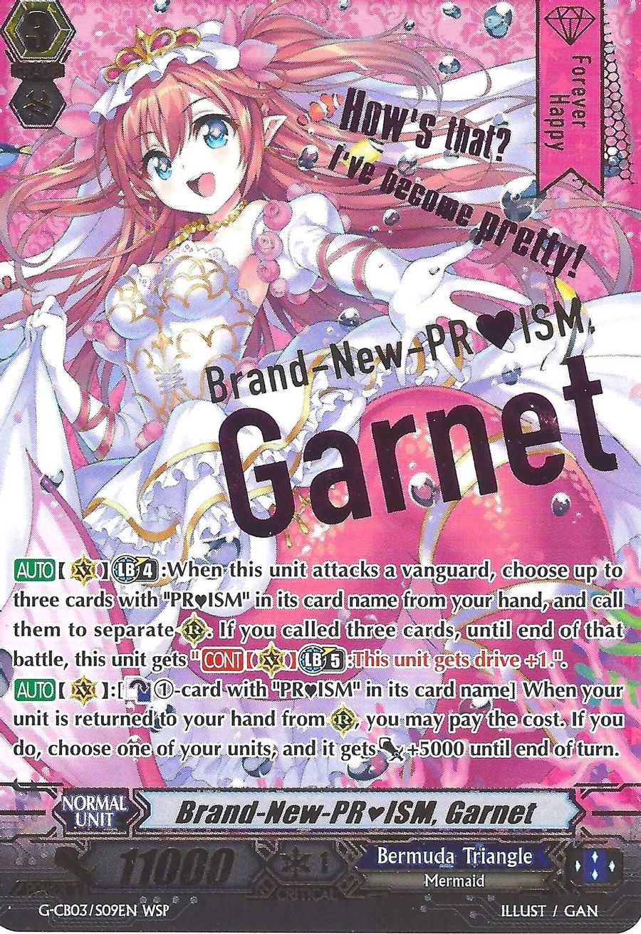 Brand-New-PRISM, Garnet (Wedding SP) - G-CB03: Blessing of Divas - Cardfight Vanguard