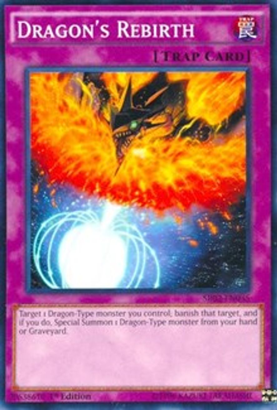 Dragon's Rebirth - Structure Deck: Rise of the True Dragons - YuGiOh