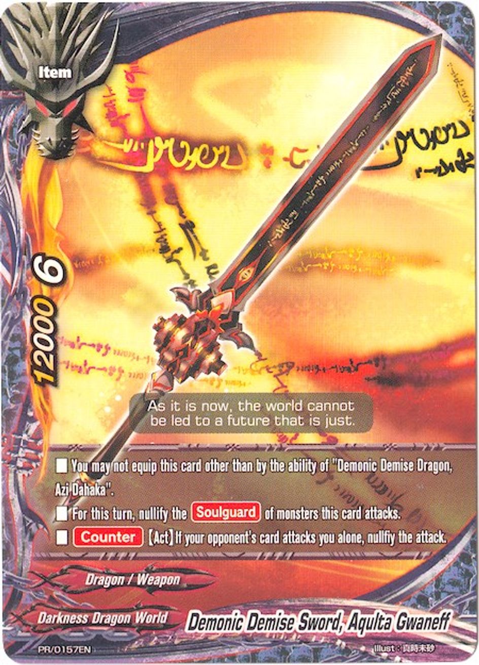 Demonic Demise Sword, Aqulta Gwaneff - Promo Cards - Future Card BuddyFight