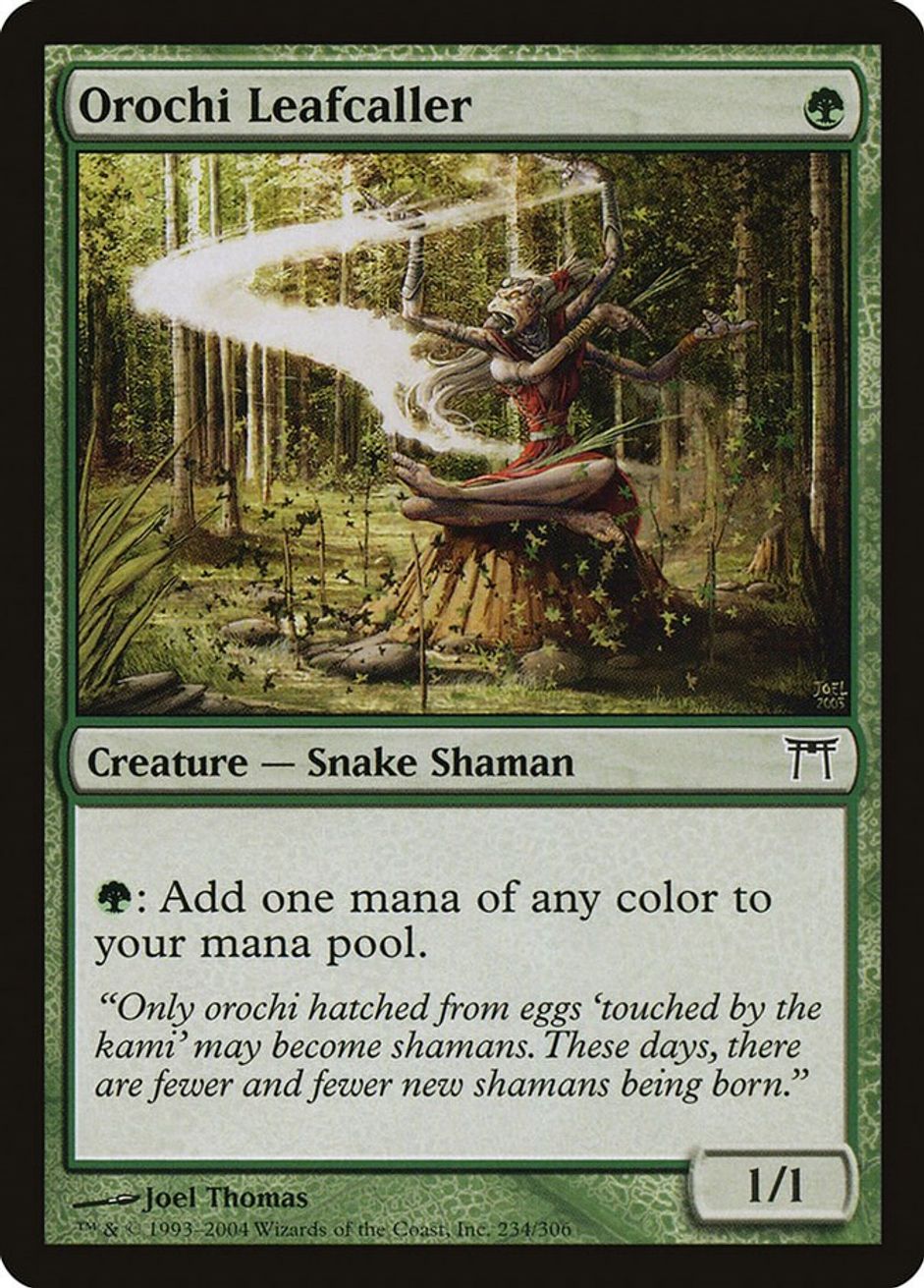 Orochi Leafcaller - Champions of Kamigawa - Magic: The Gathering