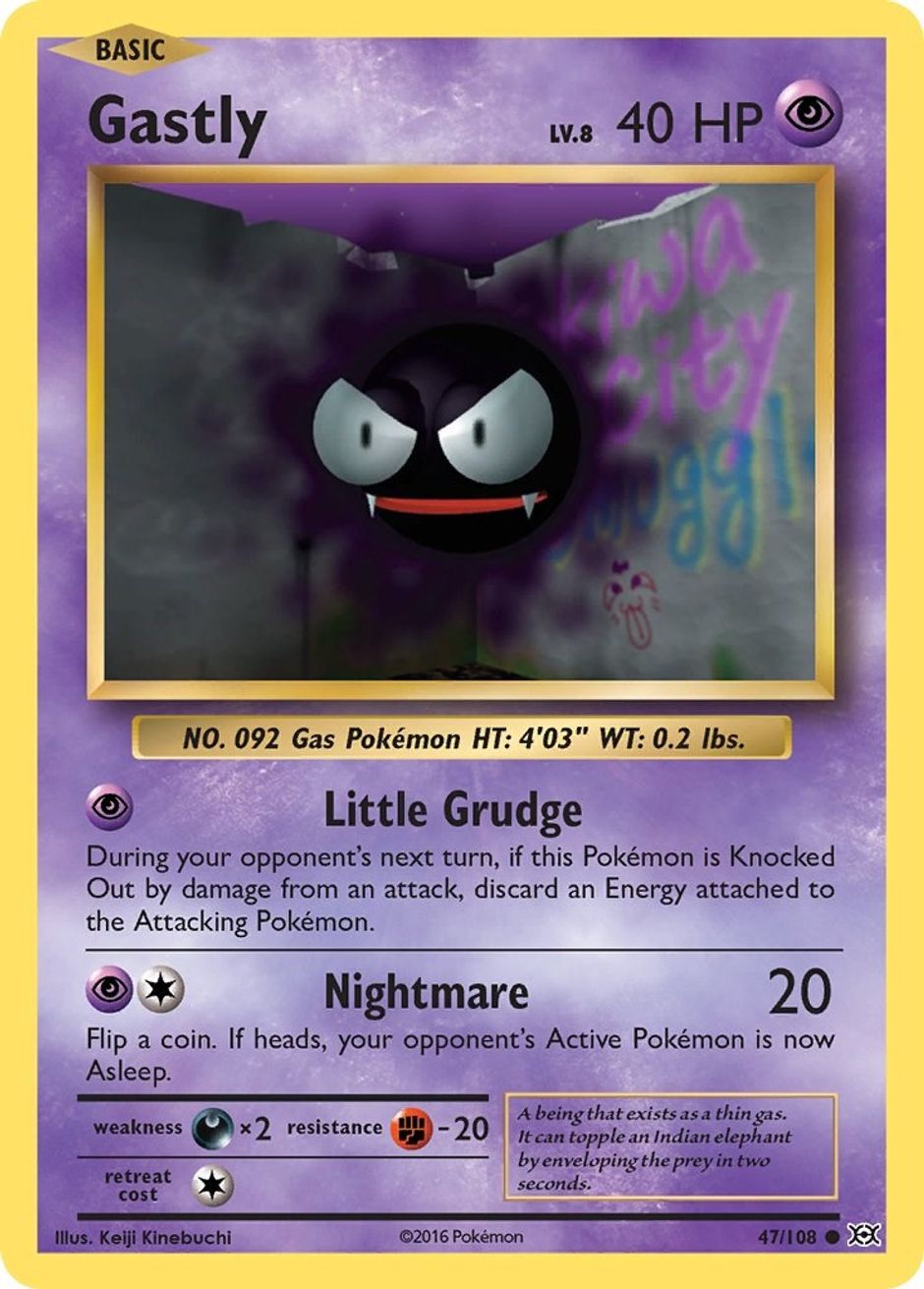 Gastly - XY - Evolutions - Pokemon