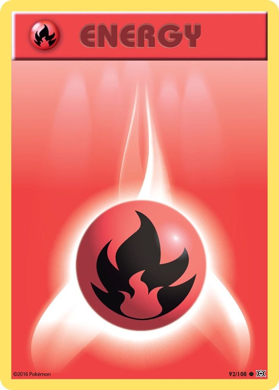Fire Energy - XY - Evolutions - Pokemon