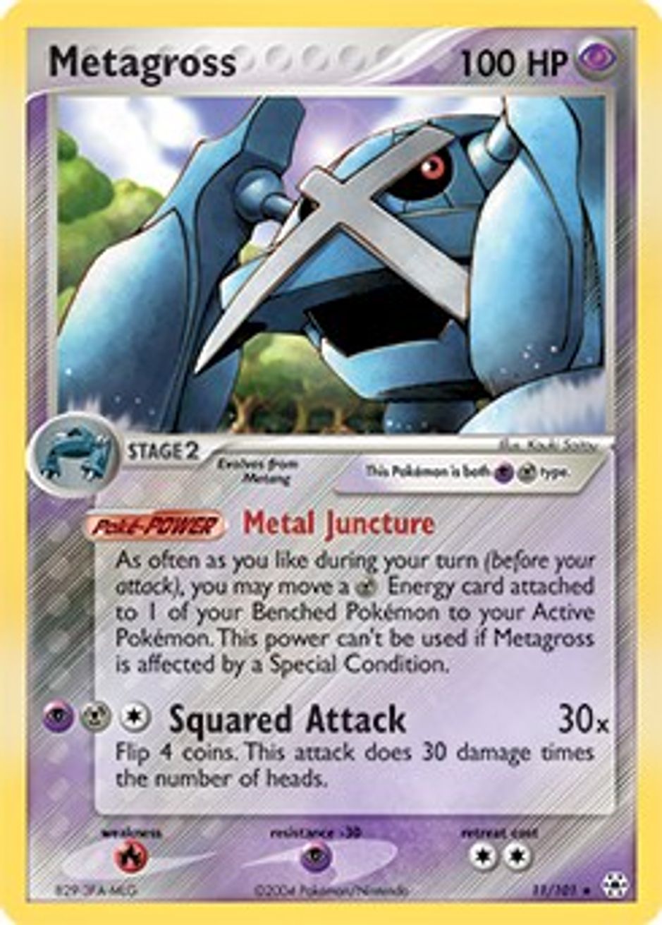 Metagross - 11/101 (EX Hidden Legends) - Deck Exclusives - Pokemon