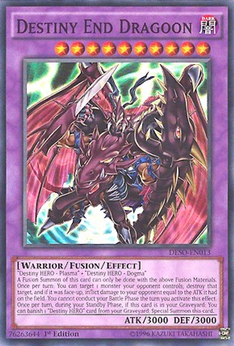 Destiny End Dragoon - Destiny Soldiers - YuGiOh