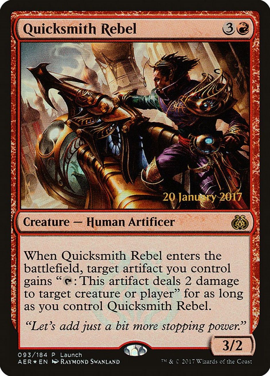 Quicksmith Rebel - Launch Party & Release Event Promos - Magic: The ...